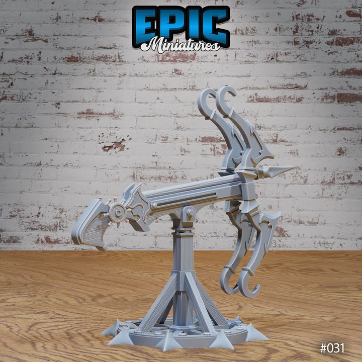 3D Printable Dark Ballista / Siege Engine / Projectile Launcher / War ... 3D Printable Dark Ballista / Siege Engine / Projectile Launcher / War ...